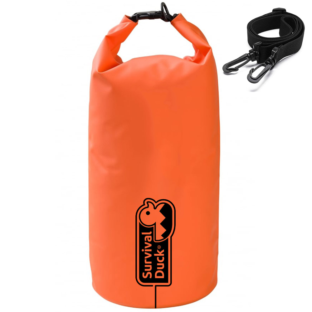 Waterproof Dry Tube Bag 10 Litres, Orange | Survival Duck UK